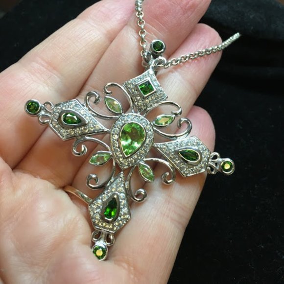 Chuck Clemency | Jewelry | Vintage 925 Silver Peridot Chuck Clemency ...